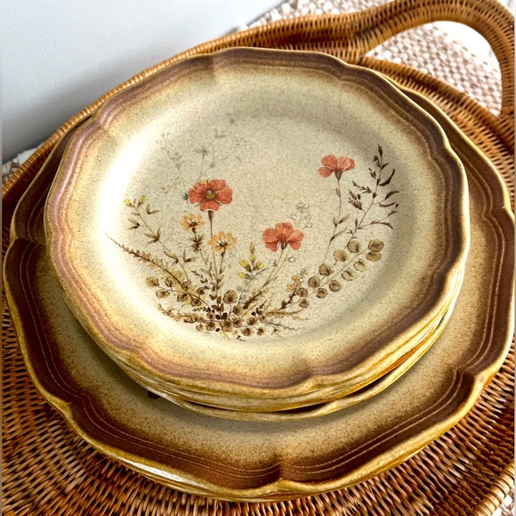 Mikasa | Dining | Vintage Mikasa Whole Wheat Jardiniere E 86 Set 4 ...